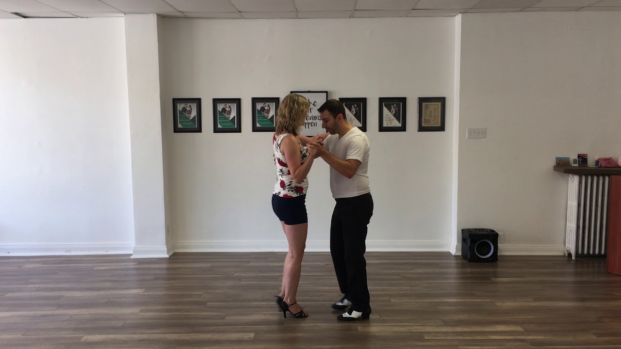 Bachata Basic Steps - YouTube