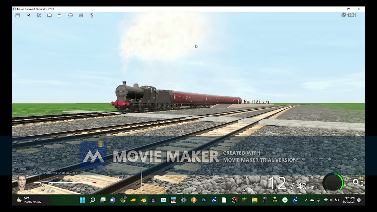 TRAINZ: Fowler 4F Passes with LMS corridor coachess. - YouTube