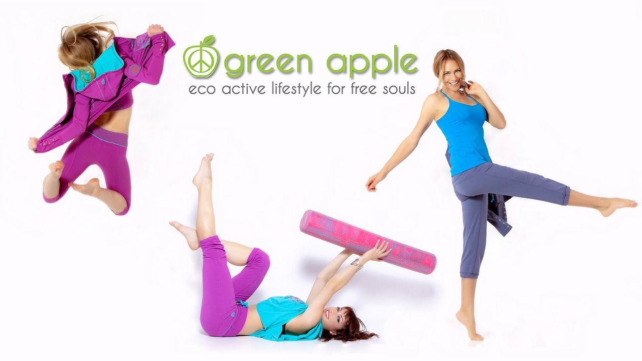Behind the Scenes - Photoshoot for Green Apple Active Clothing - YouTube