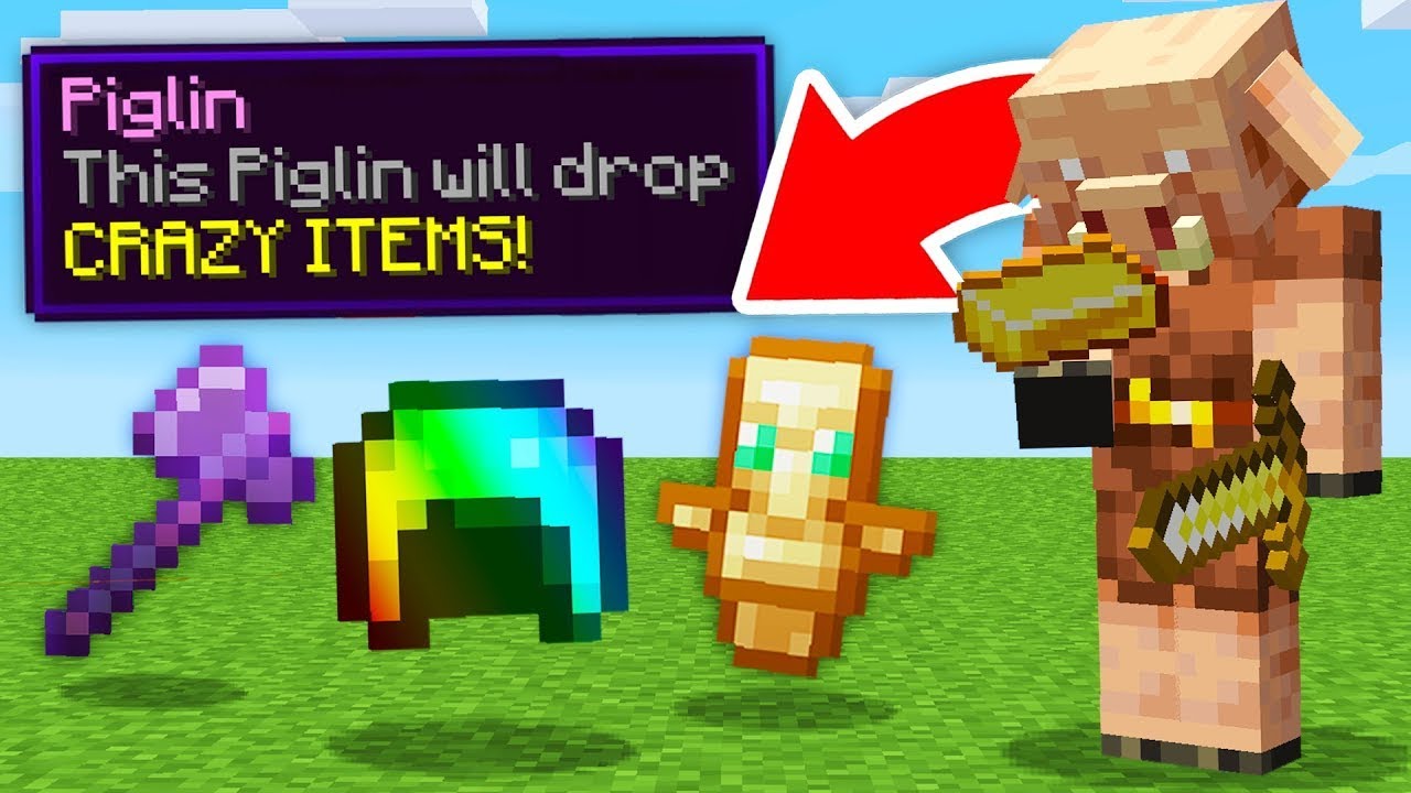 Minecraft PE/BE But, Piglin Trades OP Items! | 1.21+ | mrgamingisop ...