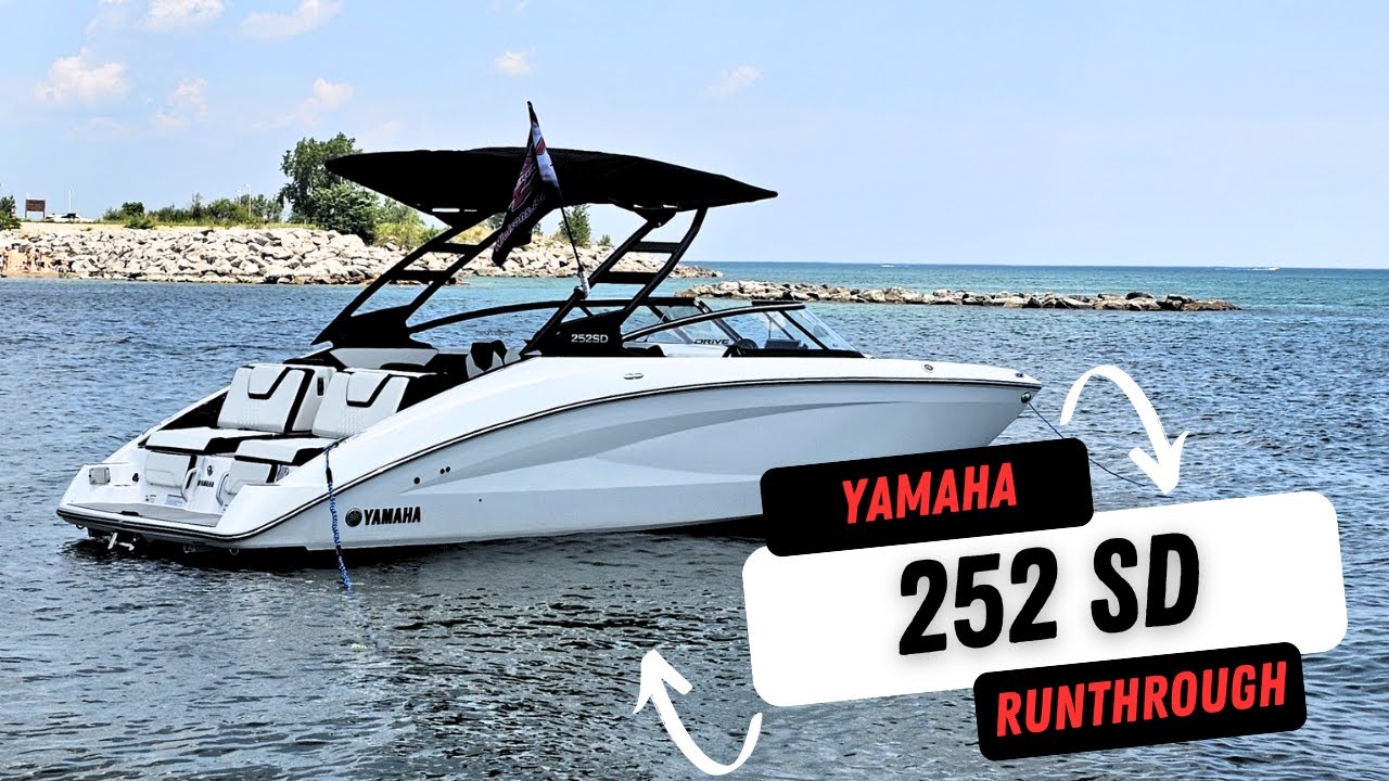 2025 Yamaha | 252 SD Twin Engine Jet Boat | Full Walk-around & Review ...