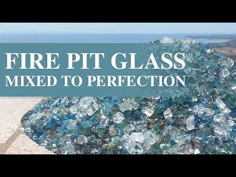 Fire Pit Glass Mixed To Perfection by Diamond Fire Glass - YouTube