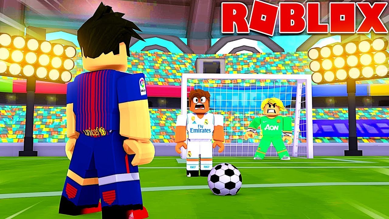 DU FOOTBALL DANS ROBLOX ! - YouTube