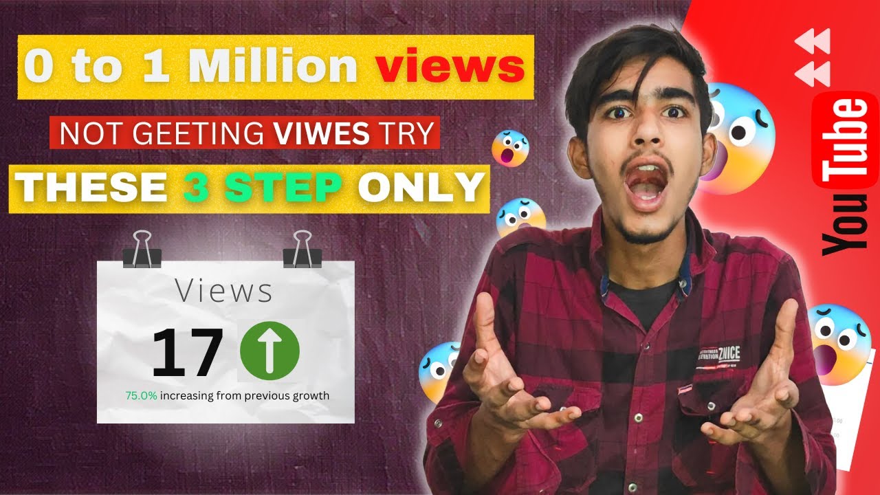 How To Reach 1 view to 1 million view on your video / stratergy of getting 1M views revealed # ...
