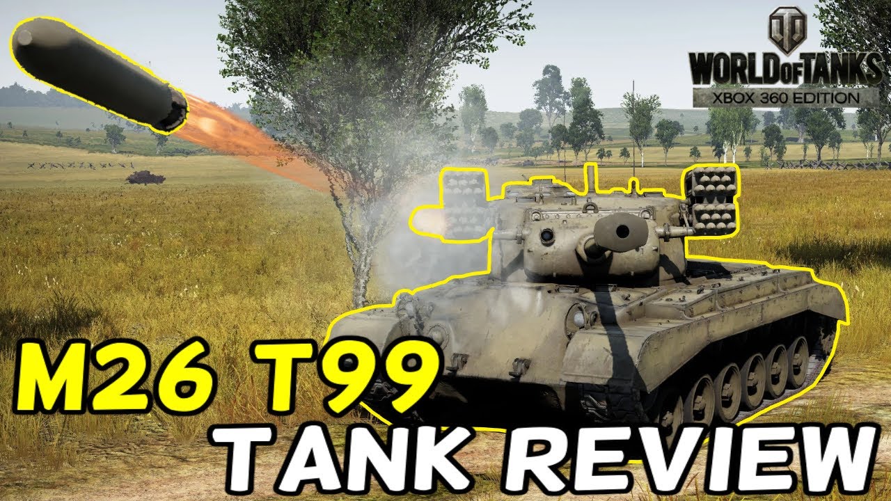 ROCKET PERSHING || M26 T99 Tank Review - YouTube