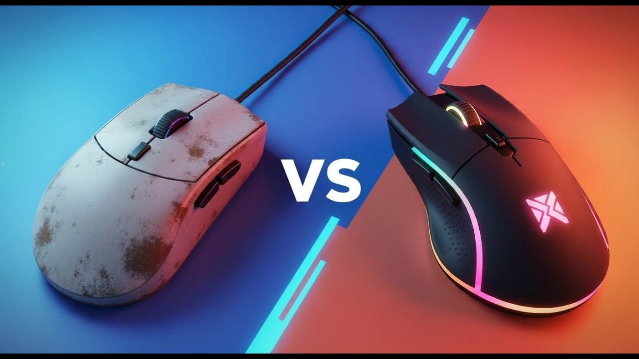 NORMAL MOUSE VS GAMING MOSUE | MUST WATCH | FOR PC GAMERS #short # ...