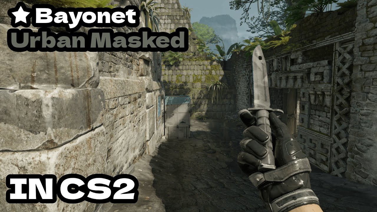 CS2 ★ Bayonet | Urban Masked CS2 Knife Showcase! - YouTube