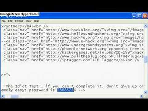 Hack This Site Level 1 - YouTube