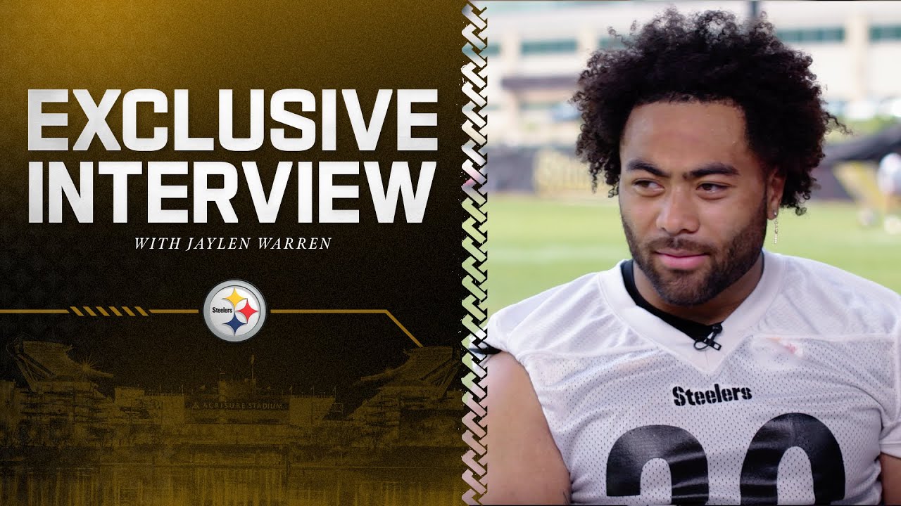 EXCLUSIVE INTERVIEW with Jaylen Warren | Pittsburgh Steelers - YouTube