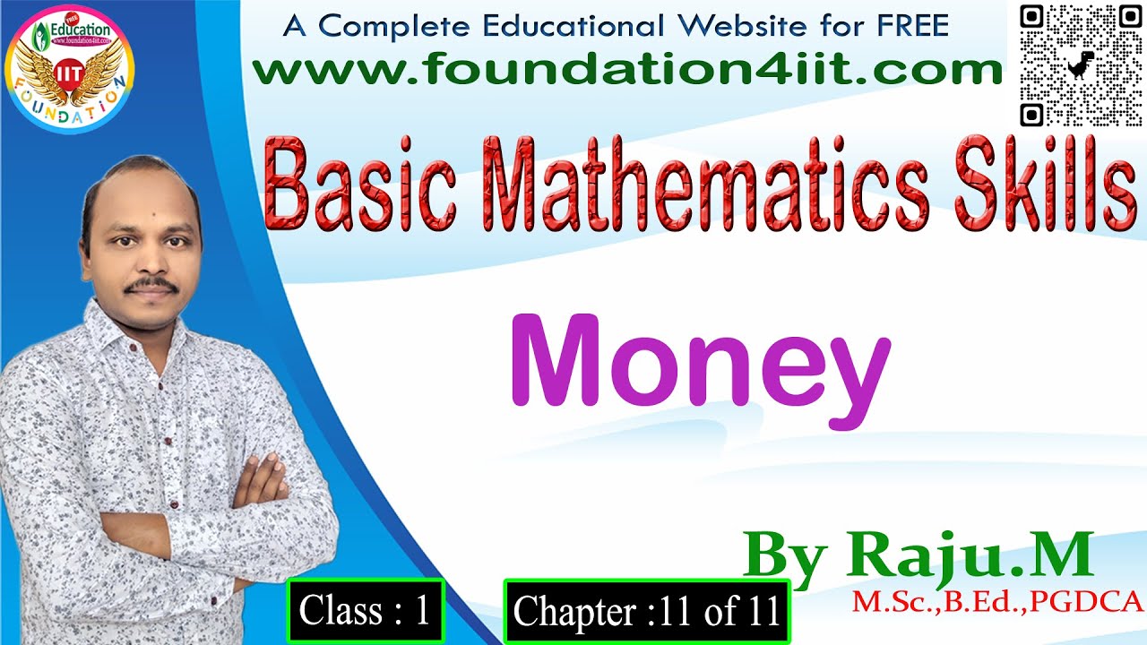 Money || Basic Mathematics Skills || Class 1 @ Ch: 11 of 11 - YouTube