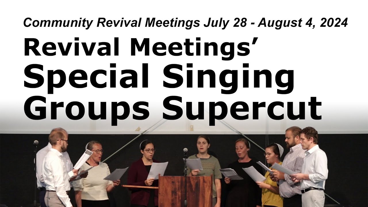 Revival Meetings Special Singing Groups Supercut - YouTube
