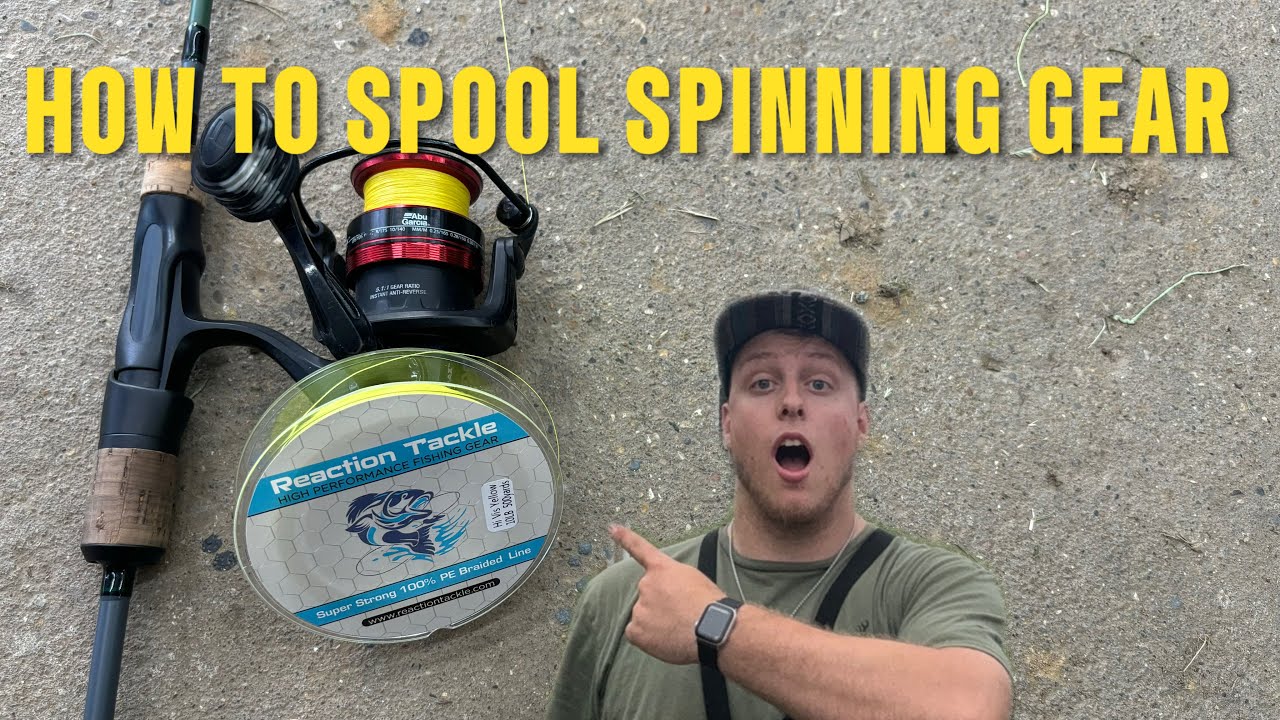 HOW TO SPOOL A SPINNING ROD - YouTube