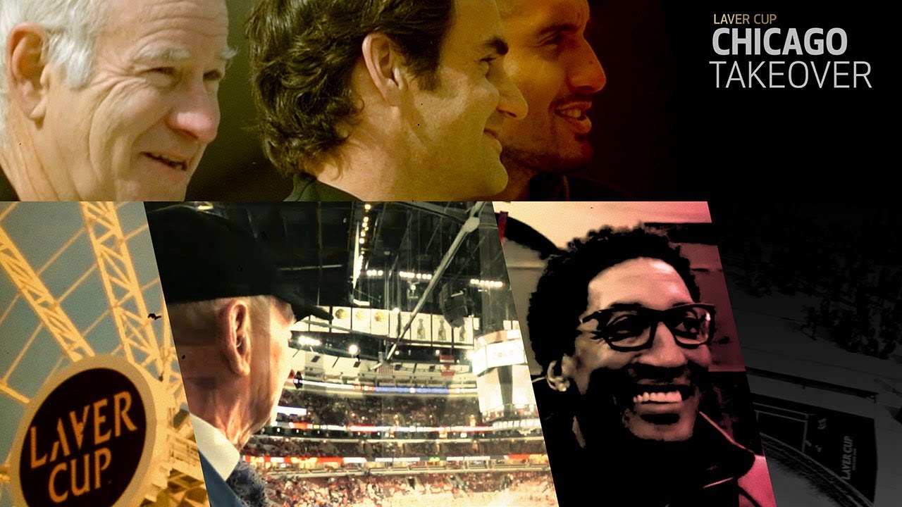 Chicago Takeover: Federer and Kyrgios land in the Windy City - YouTube