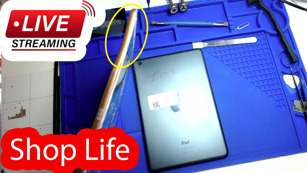 iPad 7 and iPad Mini Screen Replacement - Bent Frame - YouTube