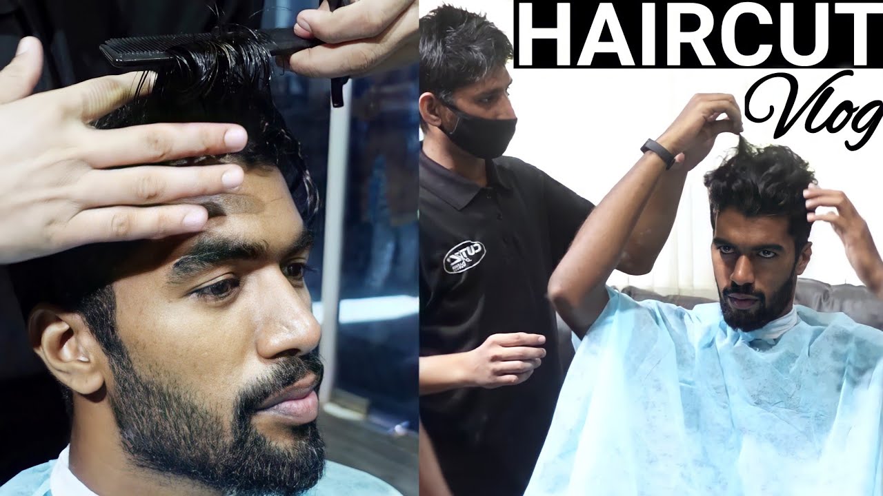 My First Haircut Vlog💇🏻‍♂️ | Men's Quiff Hairstyle | RaVlog5 | தமிழ் ...