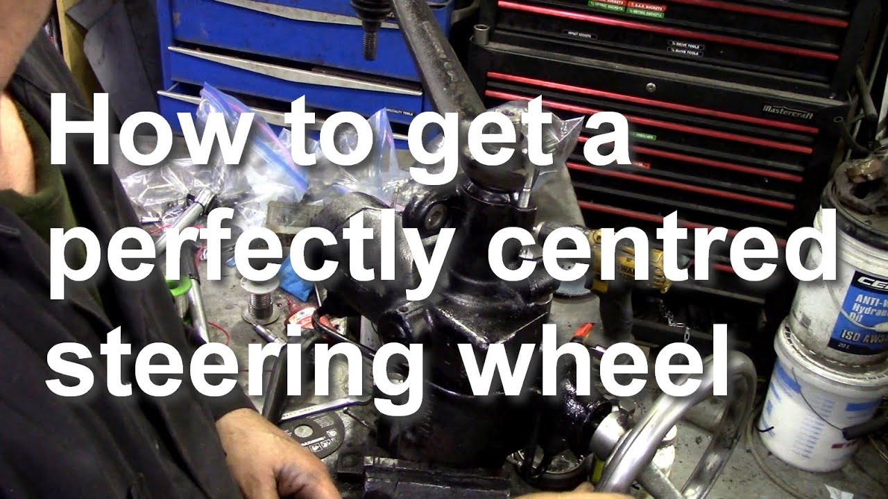How to get a perfectly centred steering wheel! - YouTube