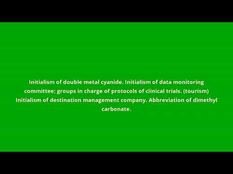 what is the meaning of DMC - YouTube