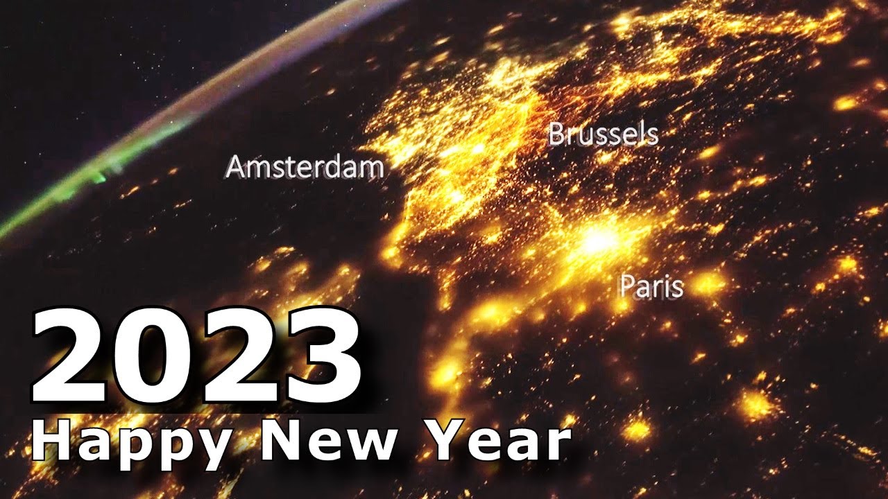 Happy New Year 2023 | See Earth View | From International Space Station ...