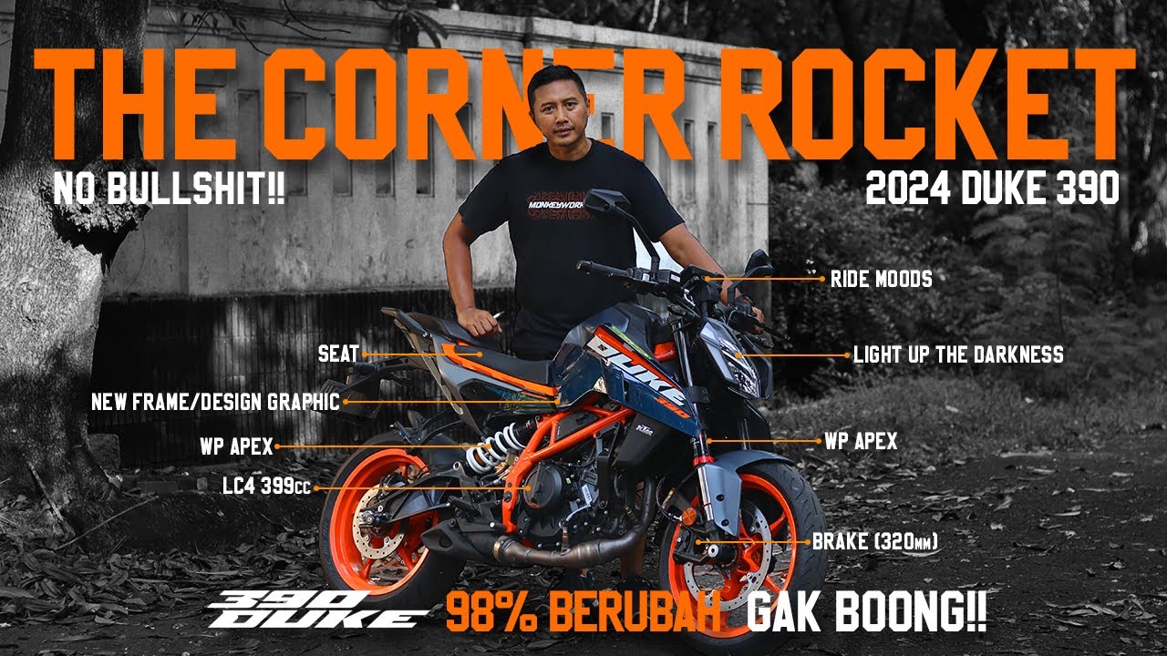 KTM 390 THE CORNER ROCKET 98% DIFFERENT - YouTube