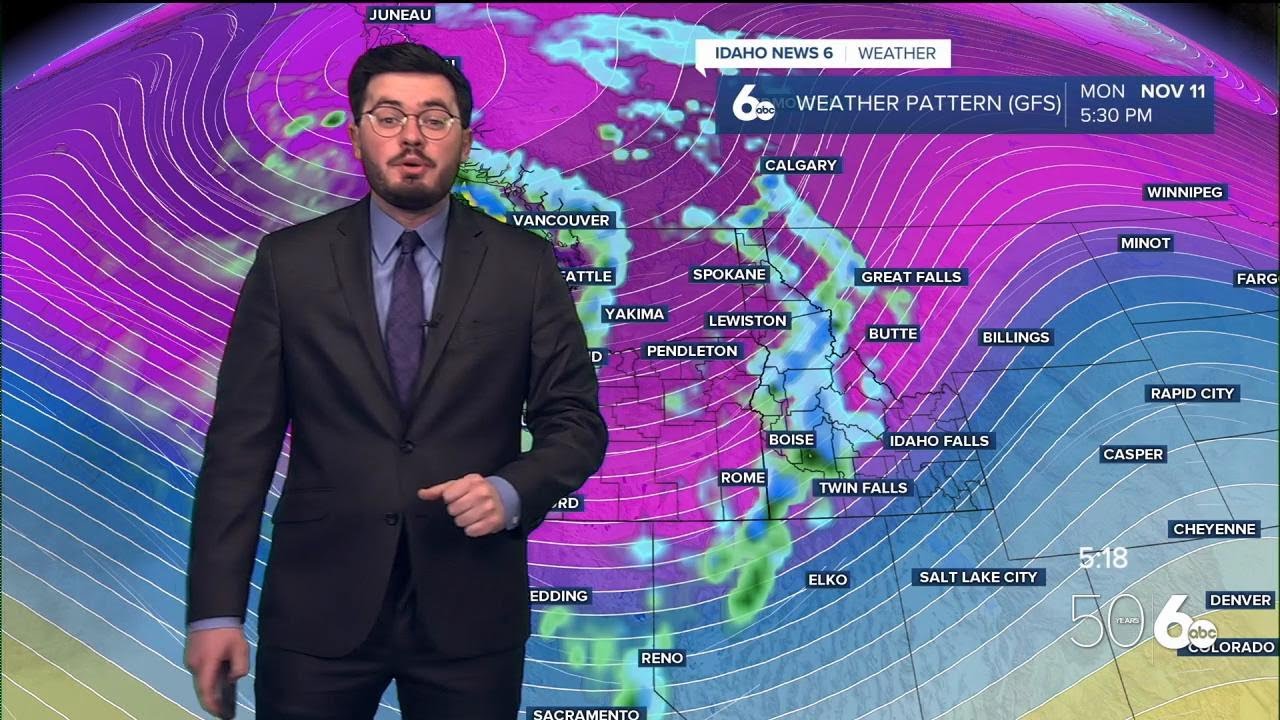 Isaiah Sharp's Idaho News 6 Forecast 5 P.M.- 11/8/24 - YouTube
