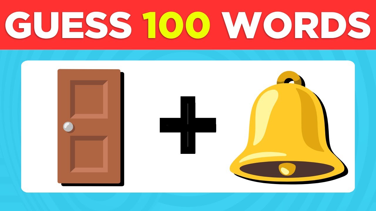 Emoji Word Challenge: 100 Puzzles to Guess the Word - YouTube