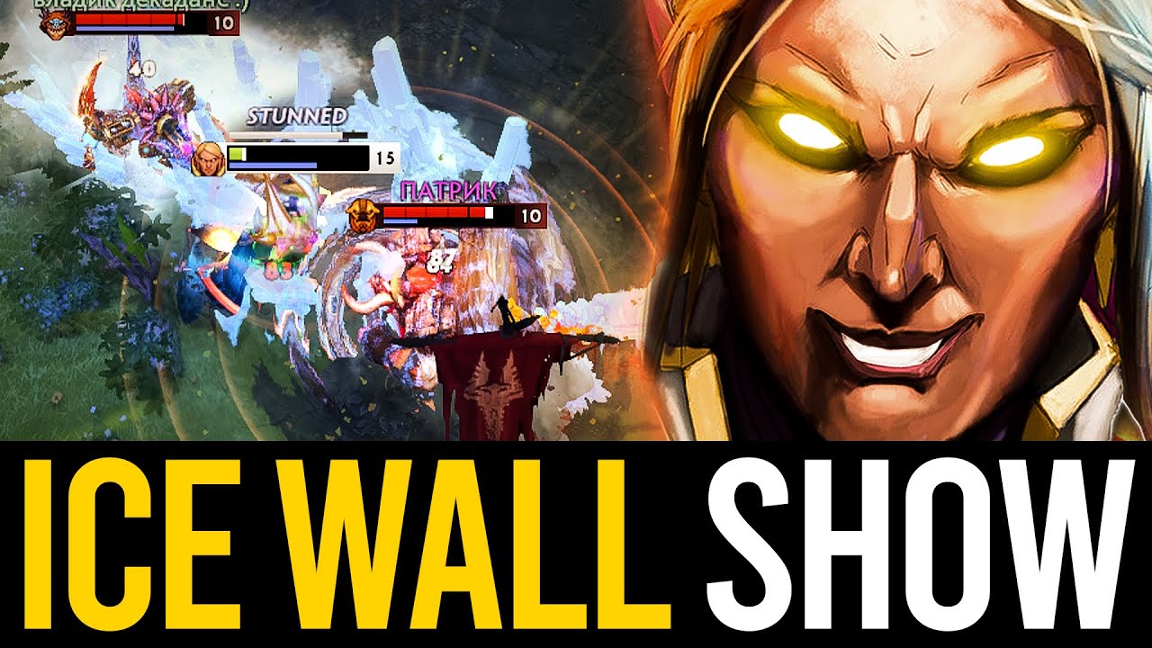 ICE WALL SHOW!! Quas Facet Invoker Gameplay vs Puck & Void Spirit Mid ...