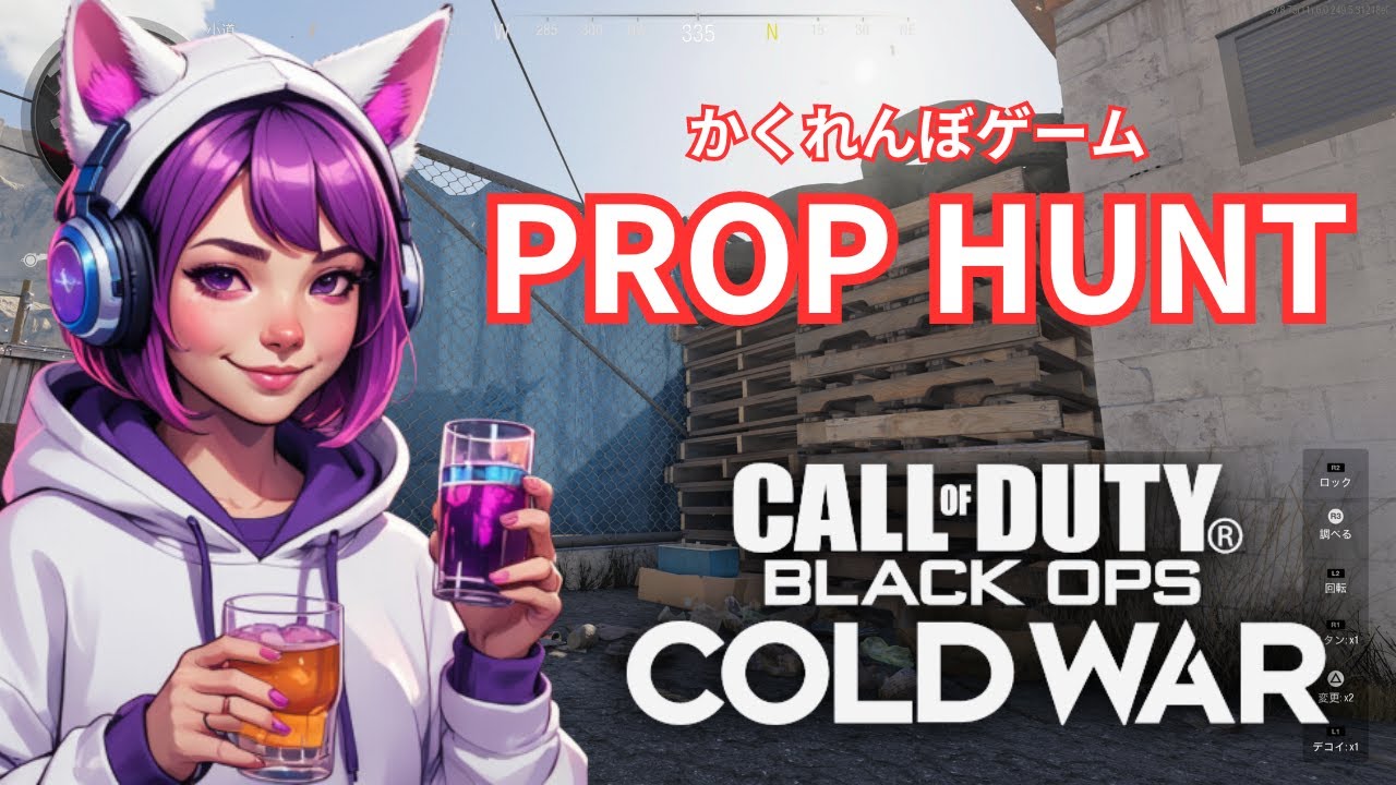 [CODBOCW/PROP HUNT] ナックとかくれんぼやるぞー - YouTube