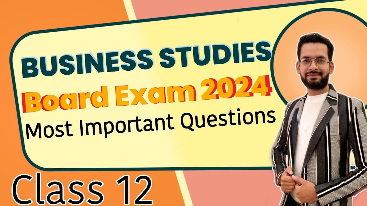 Business studies class 12 important questions | Business studies class ...