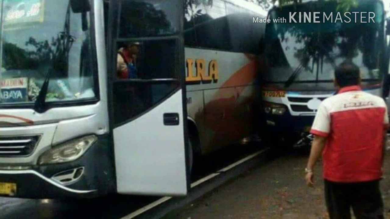 Bis mira vs bis sugeng rahayu terlibat laka - YouTube