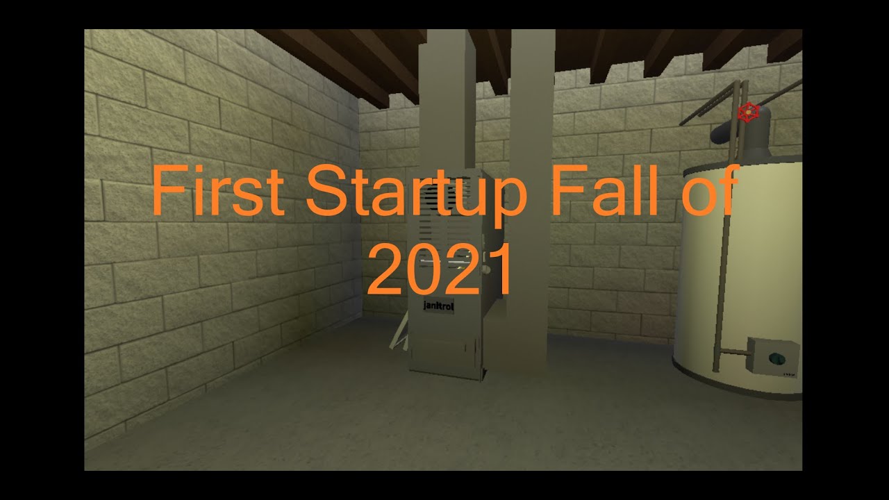Janitrol Furnace Heat Startup October 2021 - YouTube