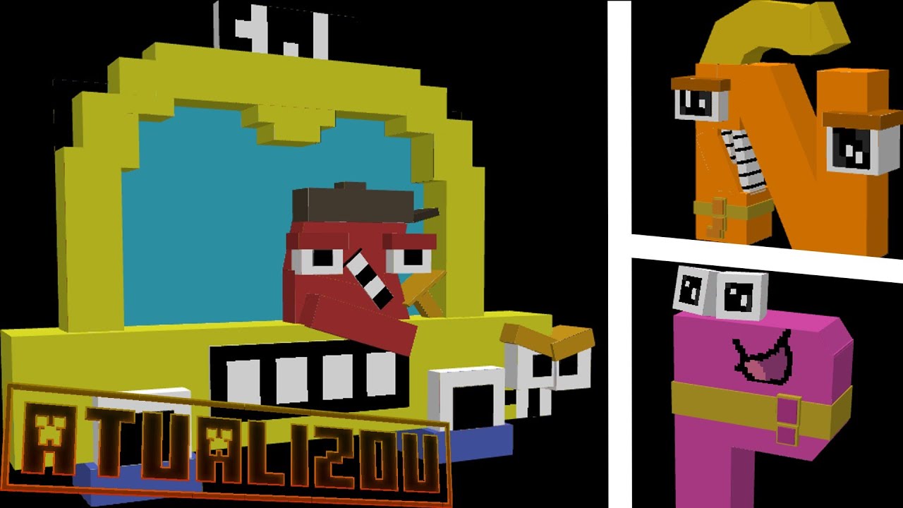 O MELHOR MOD DE ALPHABET LORE NO MINECRAFT (ATUALIZOU) - YouTube