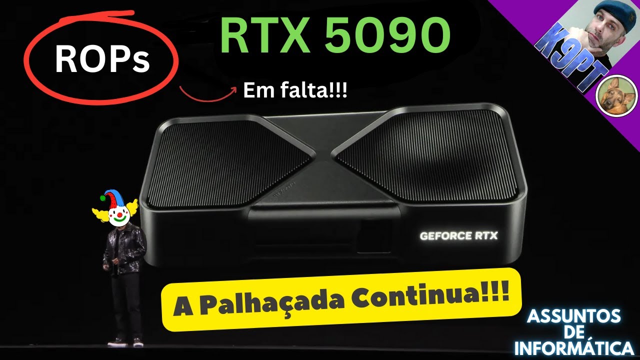 RTX 5090, ROPs em falta! - YouTube