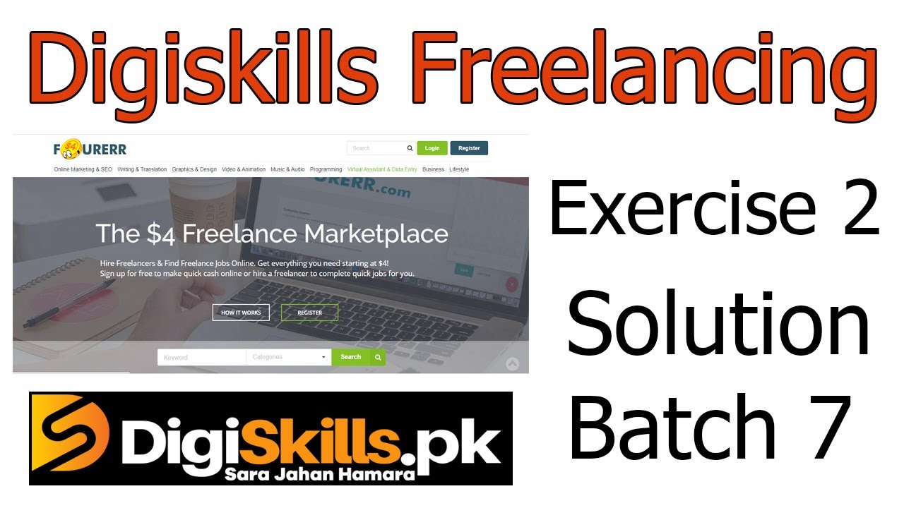 Digiskills Freelancing Exercise 2 Solution Batch 7 | FRL101 Exercise No. 2 Solution | Study ...