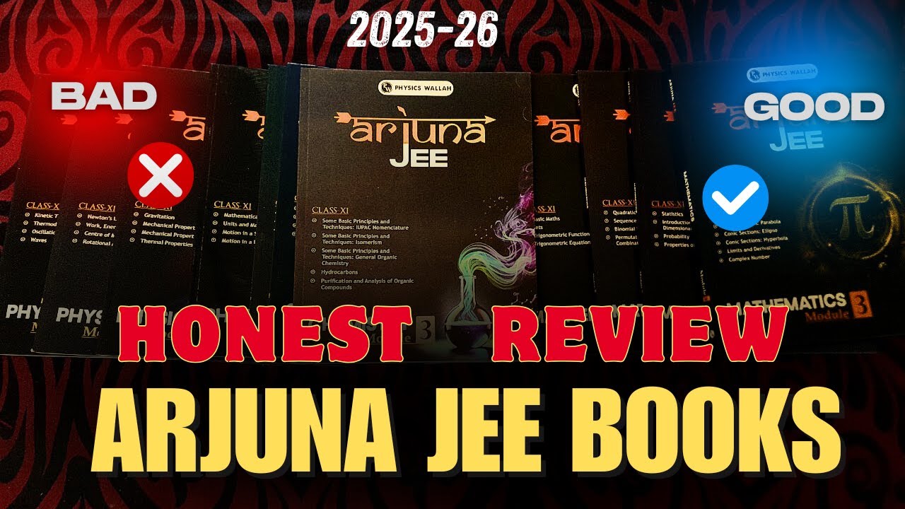 Arjuna JEE Books Honest Review @Class11th-JEE - YouTube