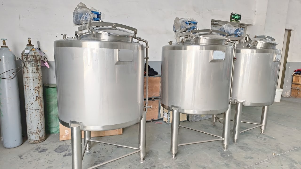 Small Stainless Steel Tanks丨Electric Heating Mixing Tanks丨Conical ...
