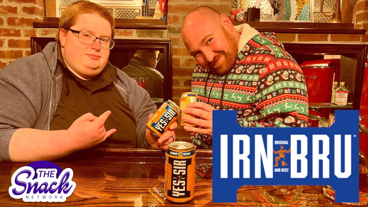 Tasting IRN-BRU for the First Time Scottish Soda - YouTube