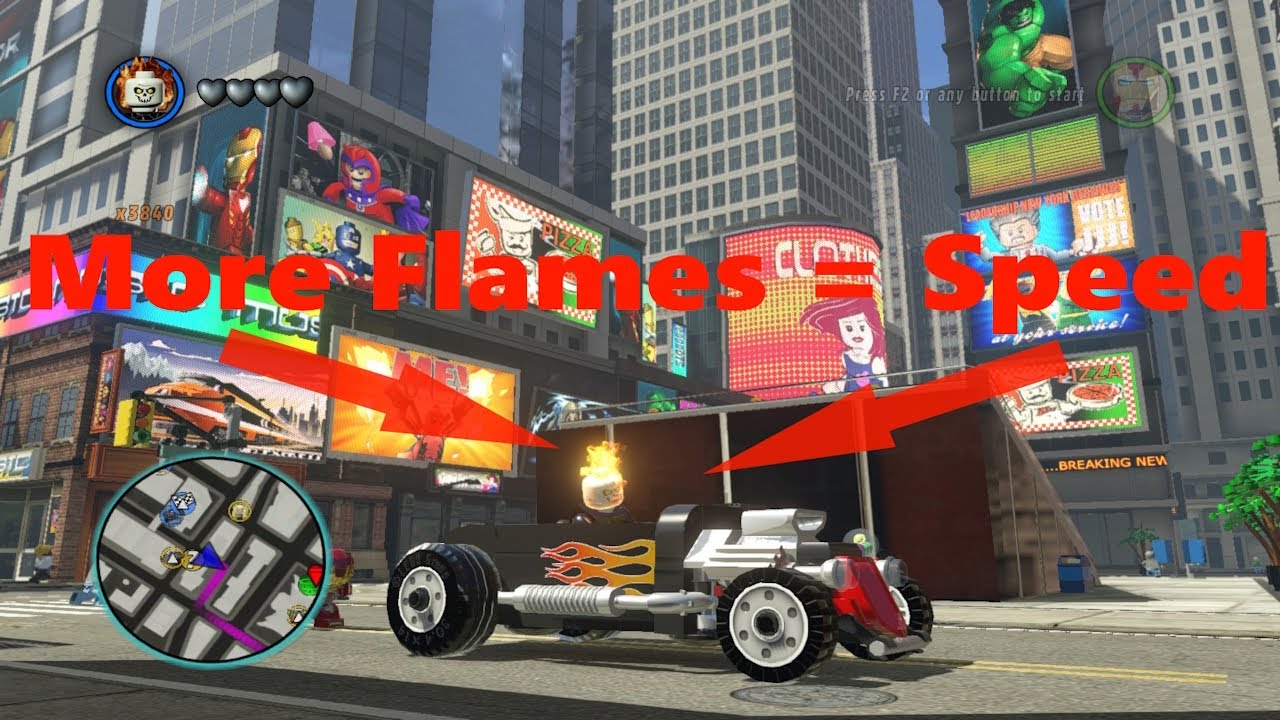 Ghost Rider Is A Speed Demon [Lego Marvel Superheroes] - YouTube