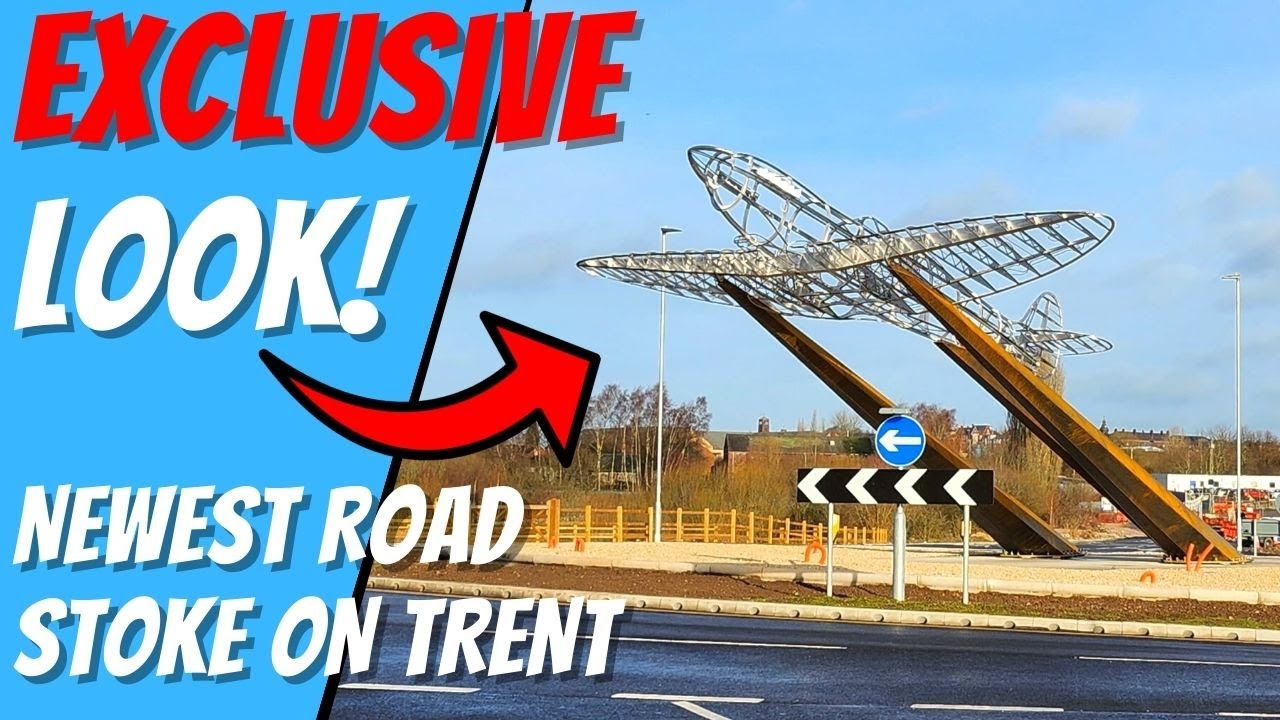 EXCLUSIVE look! Stoke on Trent Newest Road! - YouTube