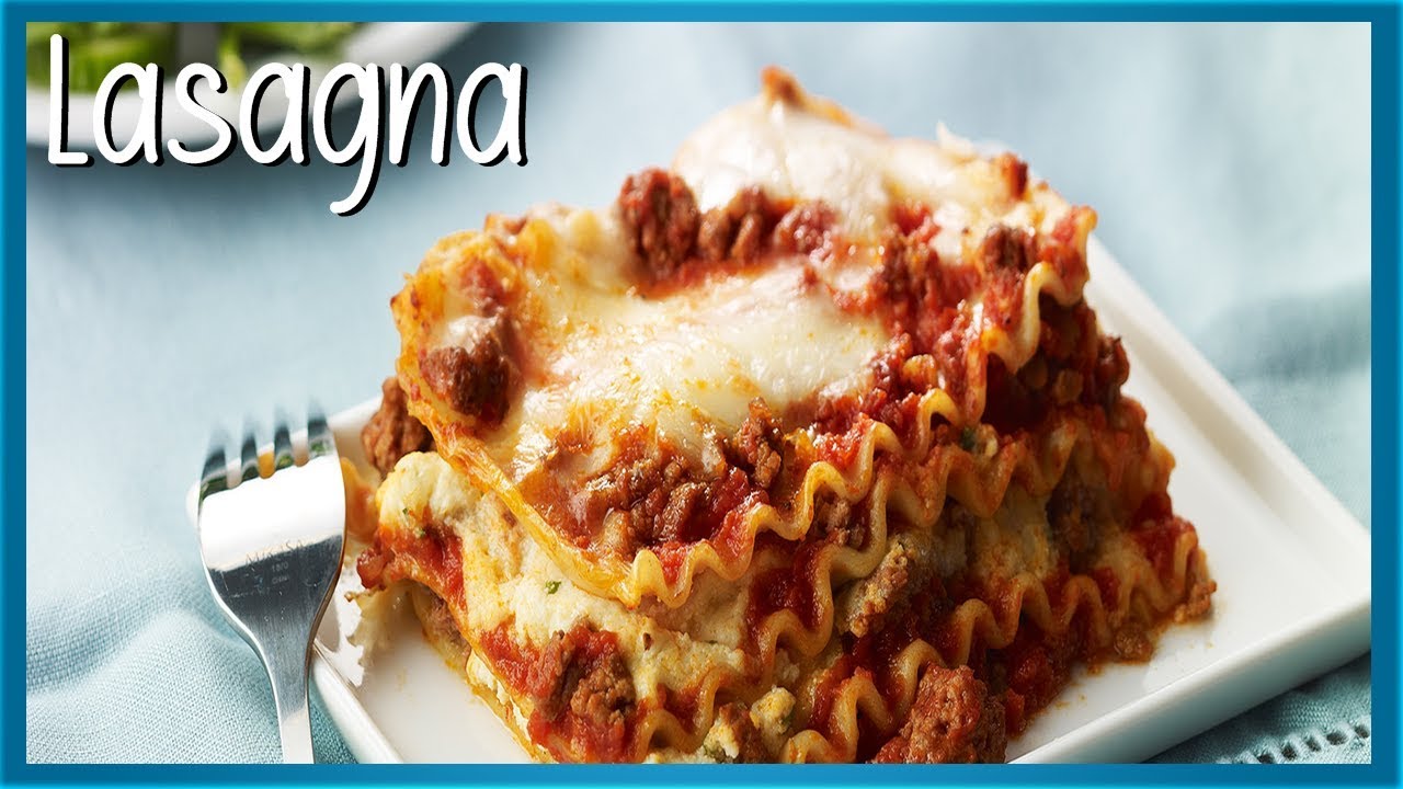 RECETA DE LASAGNA O LASAÑA RIQUISIMA Y MUY FACIL DE HACER | RICARDO ...