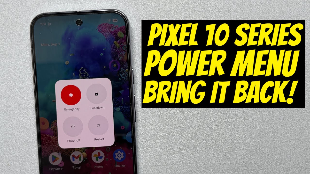 How To Turn Off, Restart & Remap Power Button on Google Pixel 10/10 Pro ...
