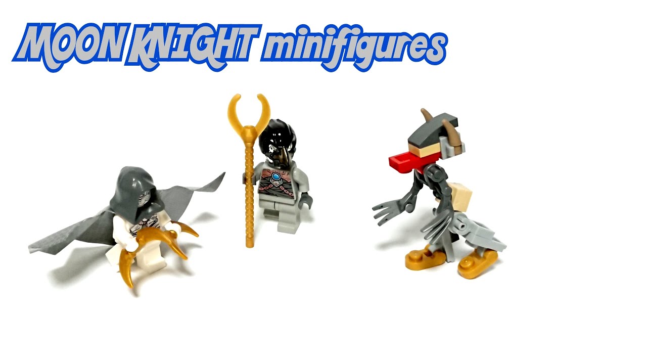 lego Moon Knight, Khonshu, and Jackal Monster moc - YouTube