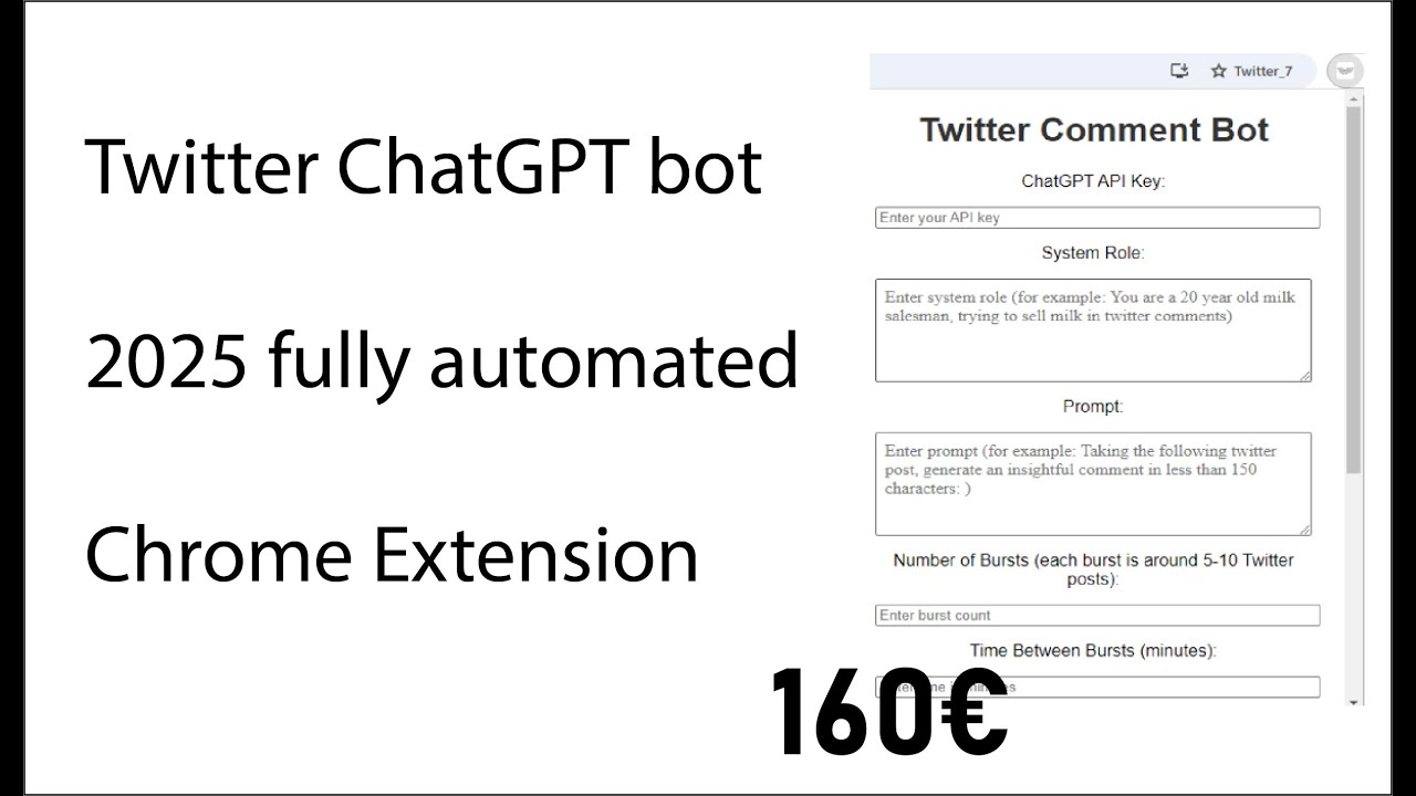 Twitter (X) ChatGPT Chrome Extension Bot: Full Walkthrough & Automation ...