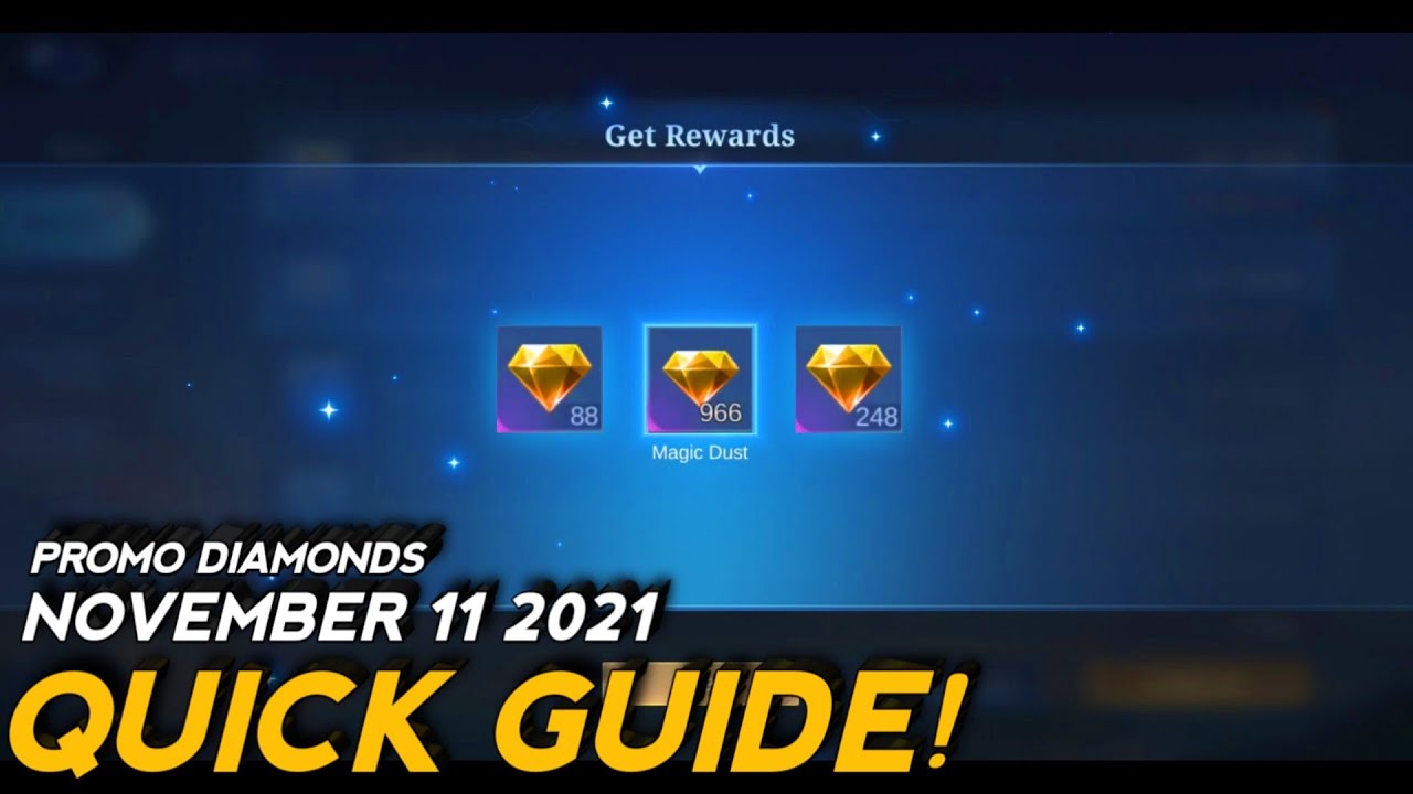 Promo Diamonds 11.11 Mlbb Event Quick Guide | Mobile Legends Bang Bang ...