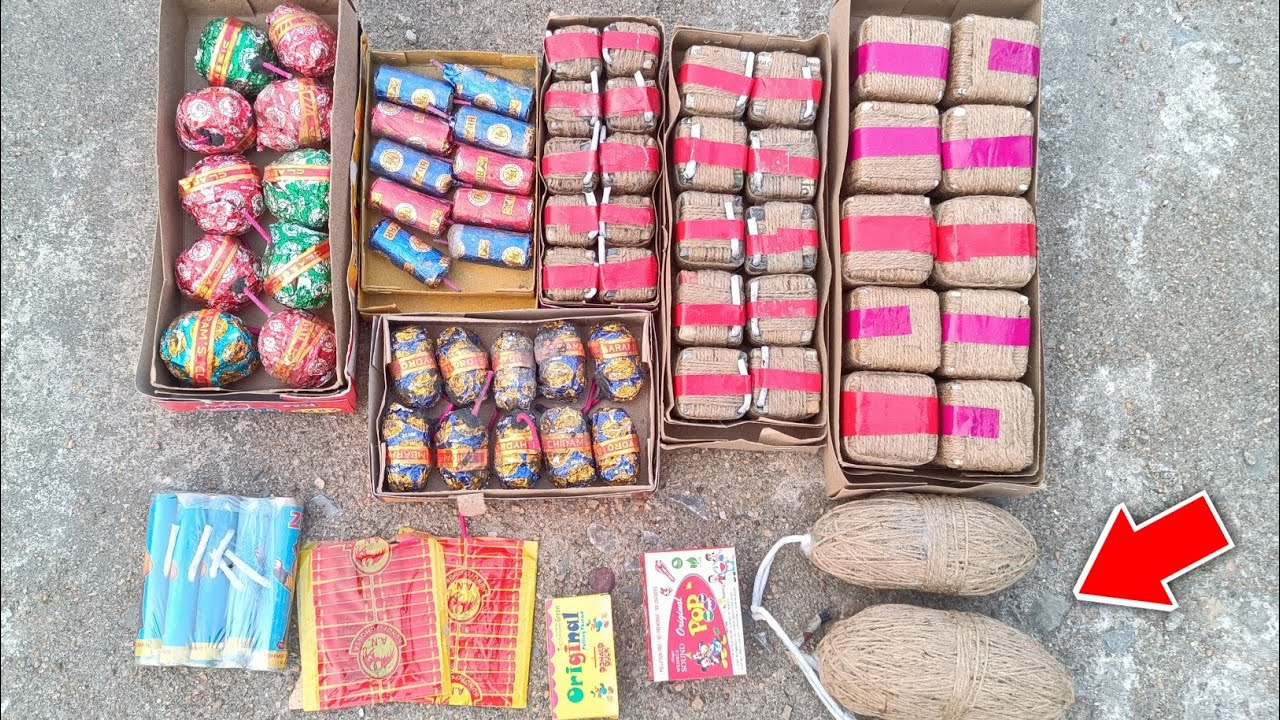 सबसे तेज बजने वाले अलग-अलग तरह के दीवाली बम | Most Powerful ( sutli Bam ...