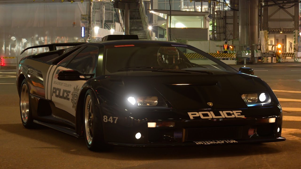 Lamborghini Diablo GT - Police - NFS Hot Pursuit - YouTube