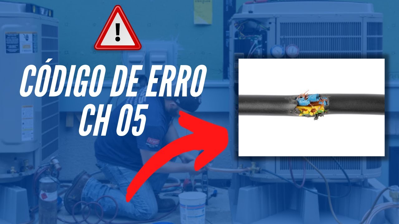 MÉTODO PARA RESOLVER O ERRO CH 05 DO Ar condicionado LG dual inverter ...