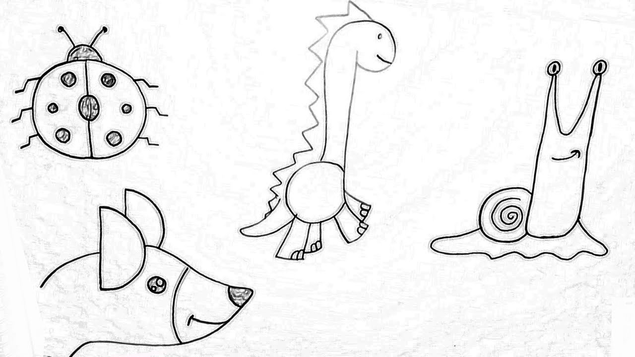 How to draw with letter D | Sketch - YouTube