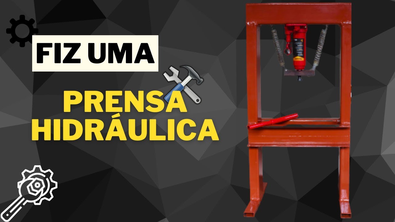 DIY Como Construir uma Prensa Hidráulica em Casa - YouTube