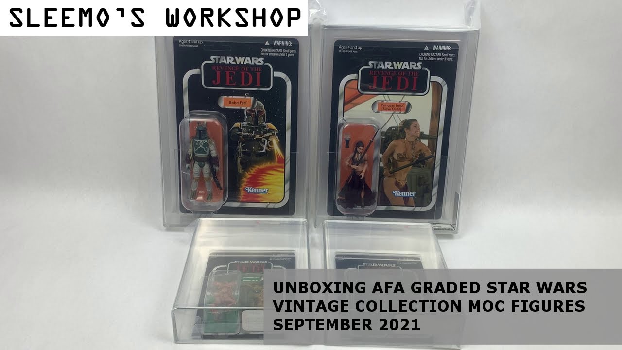 Unboxing AFA Graded Star Wars Vintage Collection Figures - September ...