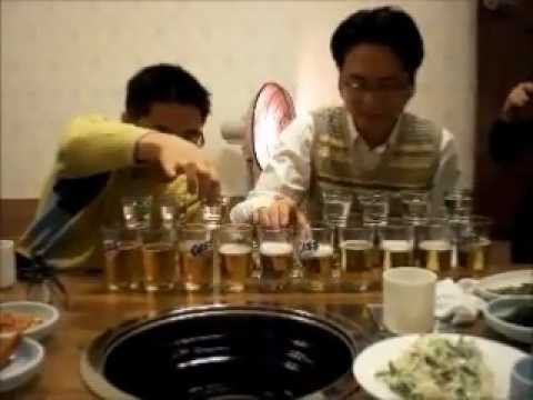 소맥 - (Soju + Mekju = Somek) - YouTube